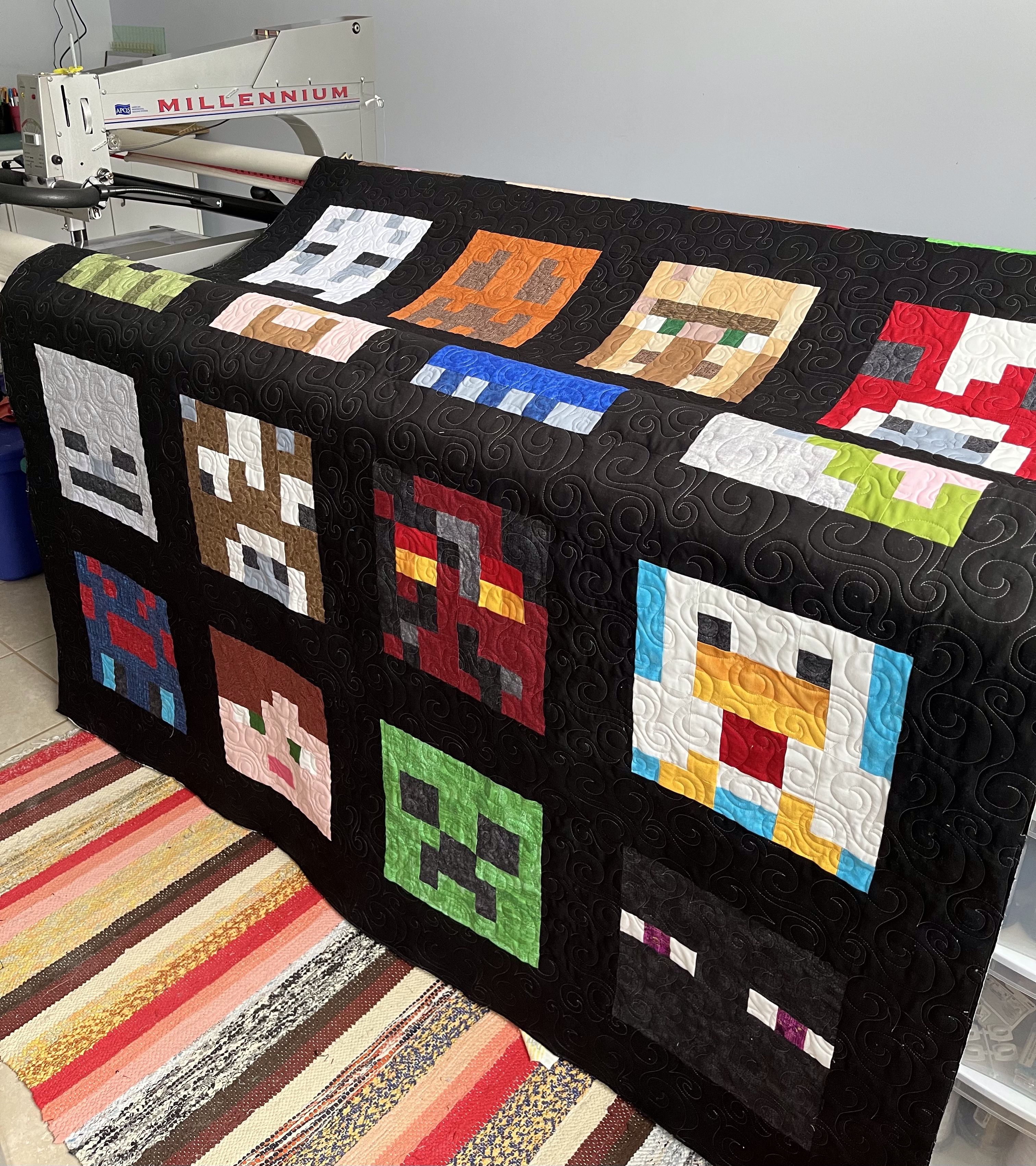 Minecraft Quilt – Wendy’s Quilting and Life
