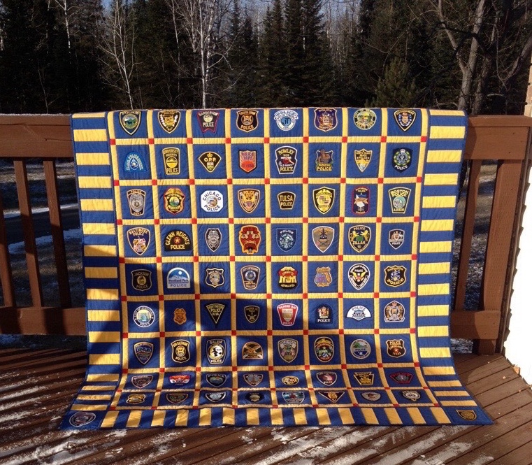 Police Patch Quilts – Wendy’s Quilting and Life