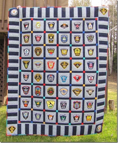 Police Patch Quilts – Wendy’s Quilting and Life