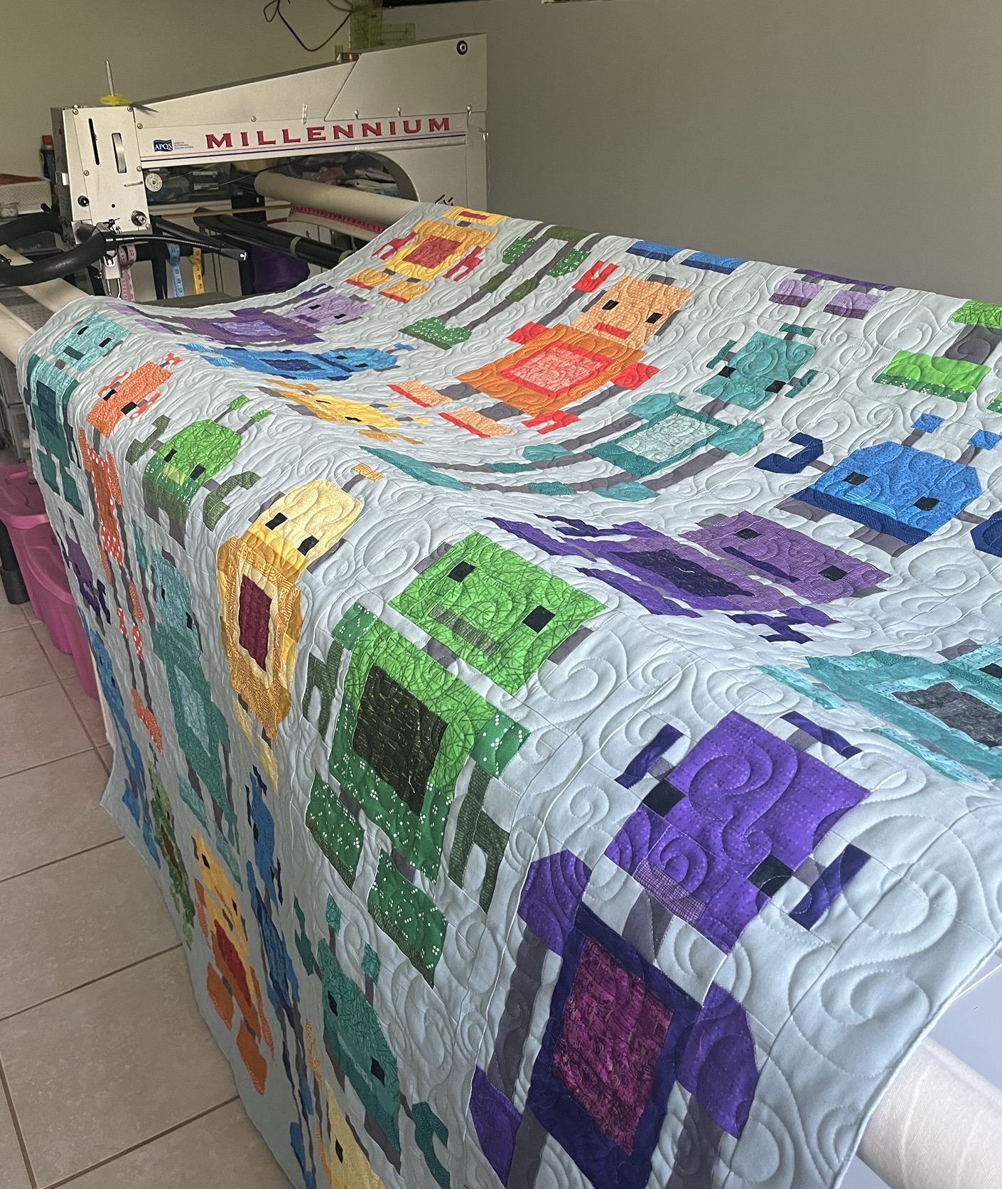 A Robot Quilt – Wendy’s Quilting and Life